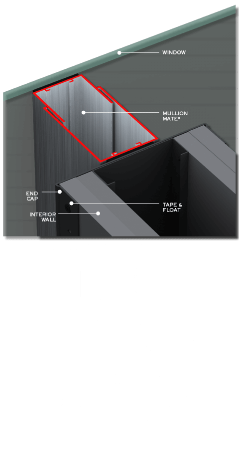 MULLION MATE® PARTITION GAP CLOSURES | Gordon Inc