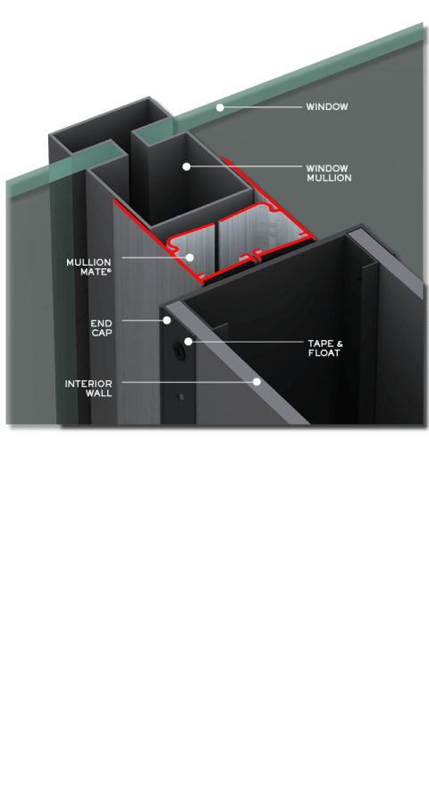 MULLION MATE® PARTITION GAP CLOSURES | Gordon Inc