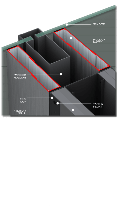 MULLION MATE® PARTITION GAP CLOSURES | Gordon Inc