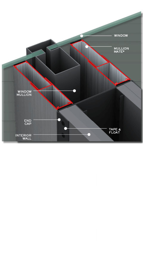 MULLION MATE® PARTITION GAP CLOSURES | Gordon Inc