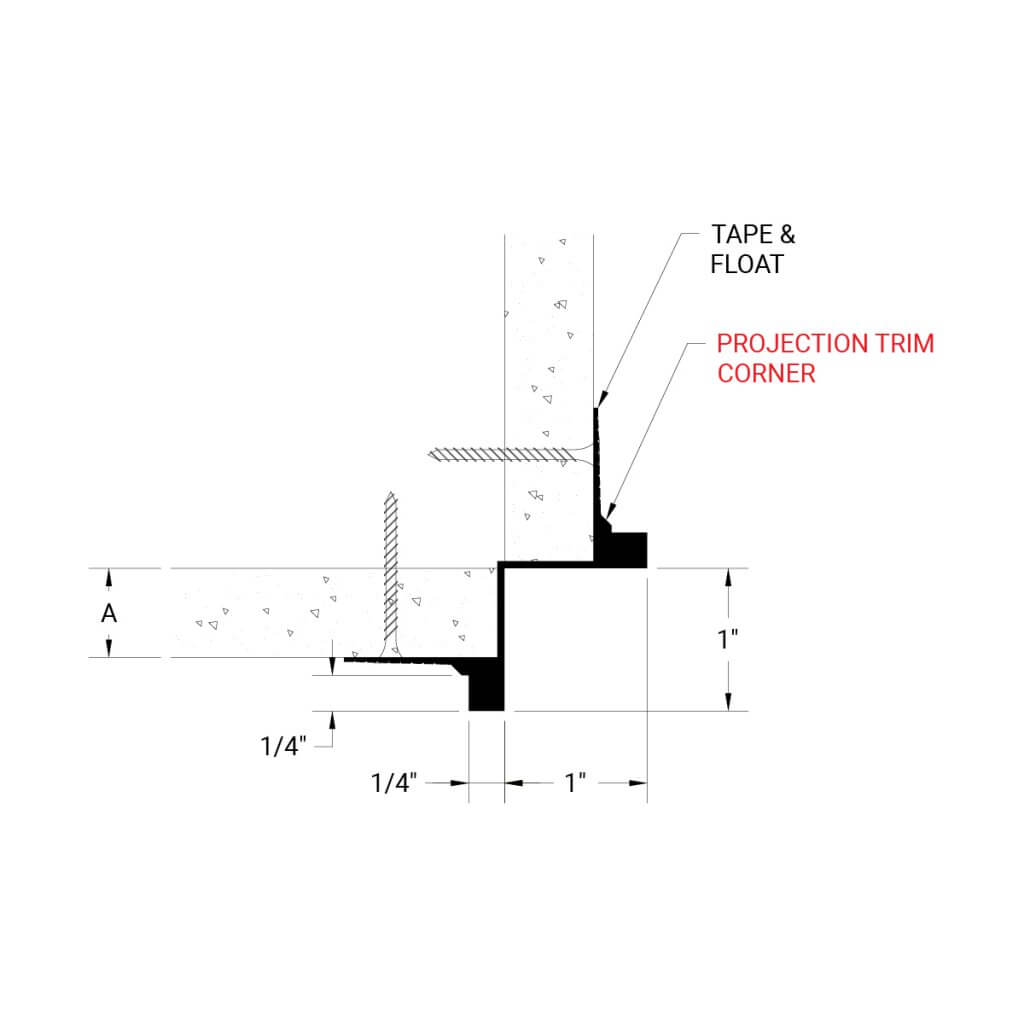 DRYWALL PROJECTION TRIM - CORNER | Gordon Inc