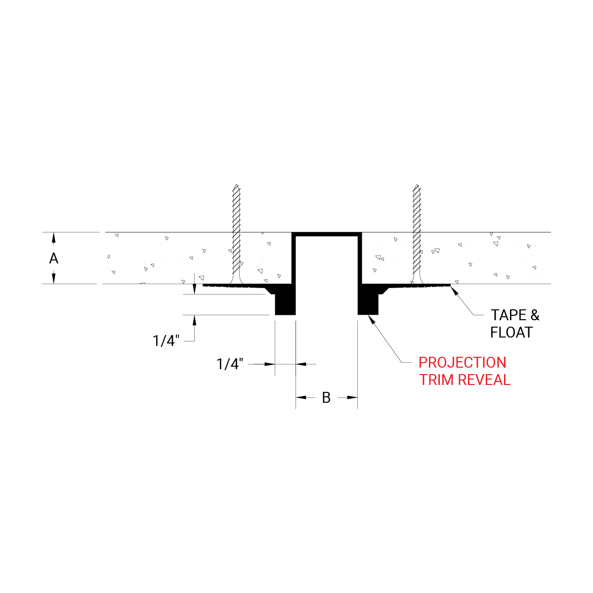 DRYWALL PROJECTION TRIM - REVEAL | Gordon Inc