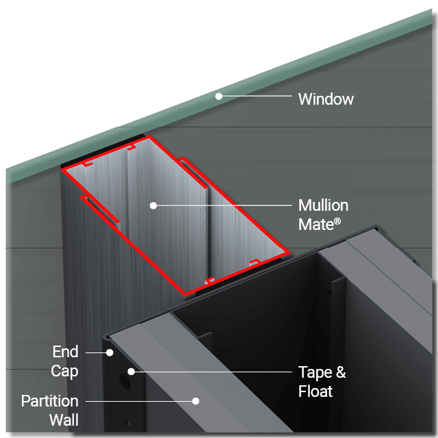 MULLION MATE® PARTITION GAP CLOSURES | Gordon Inc