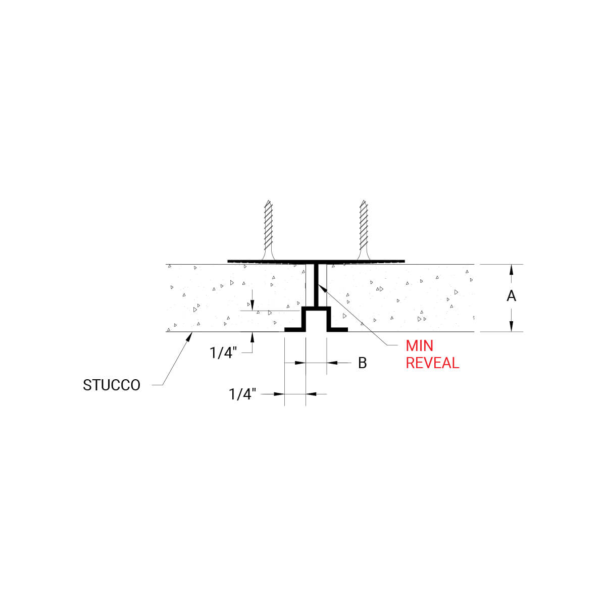 STUCCO REVEAL - MIN | Gordon Inc