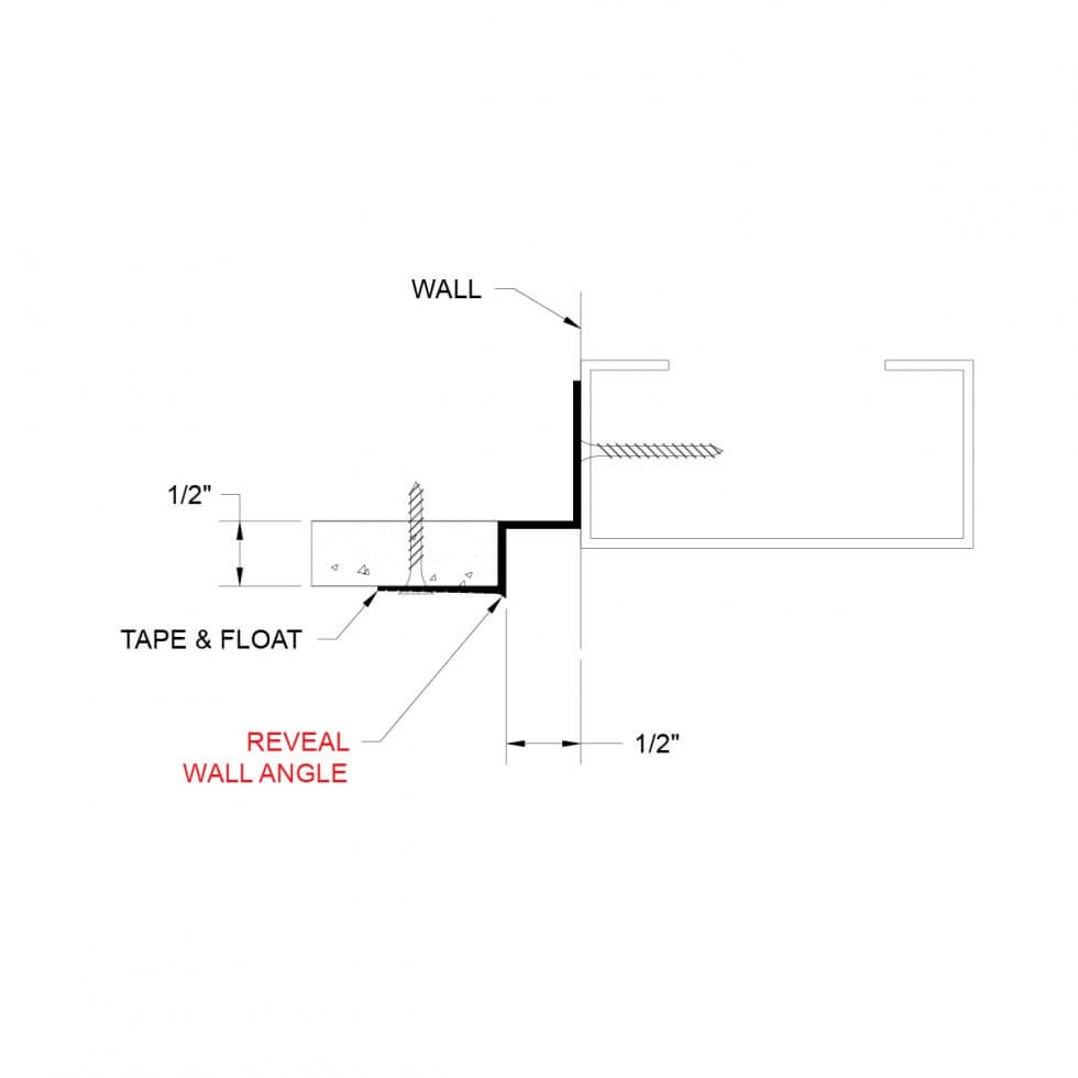 Drywall Reveal Wall Angle | Gordon Inc