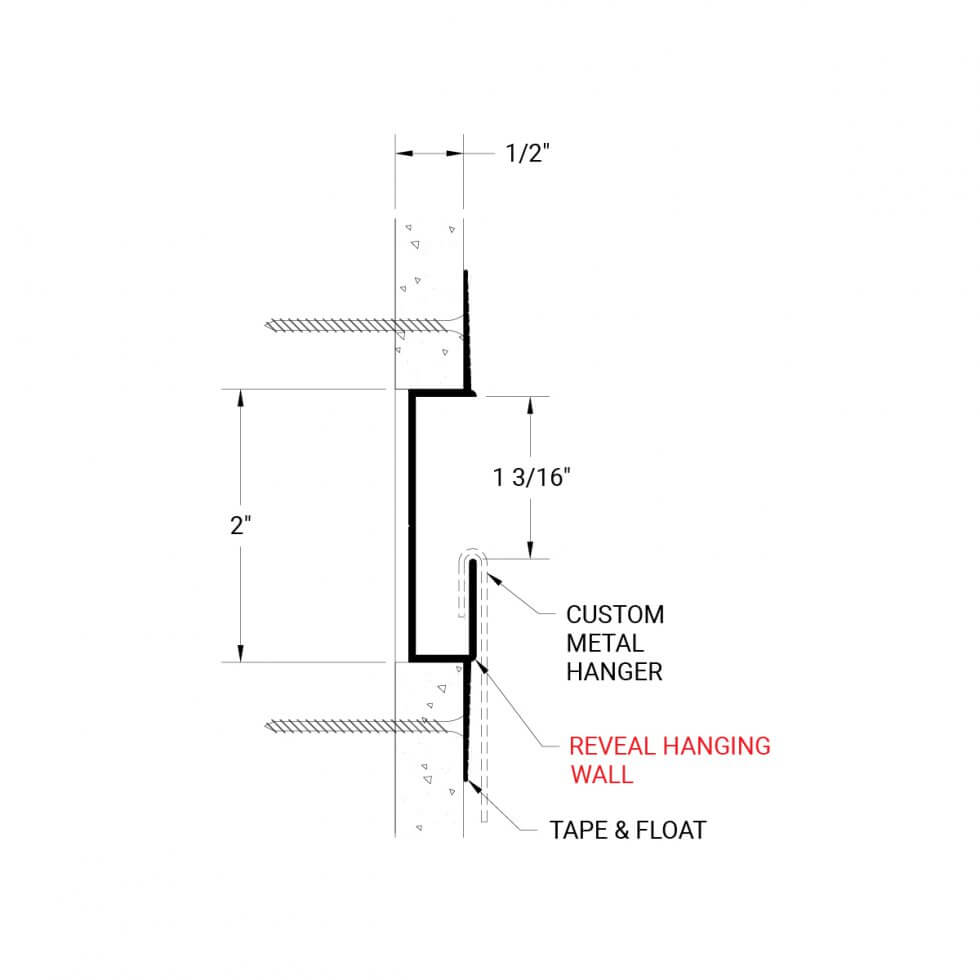 REVEAL HANGING WALL | Gordon Inc